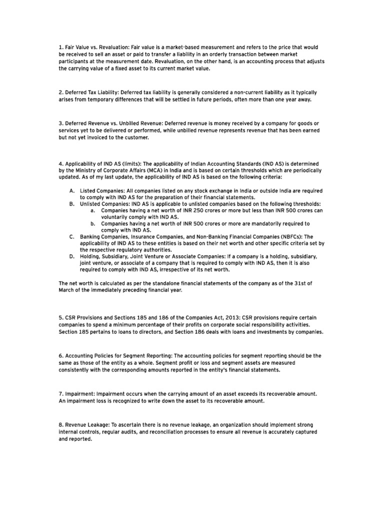 Statutory Audit Question and Answers | PDF