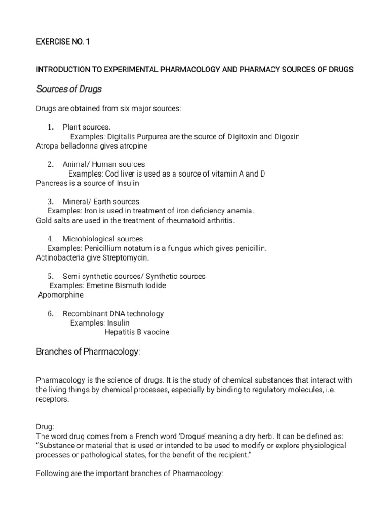 Handout 1st Practical | PDF
