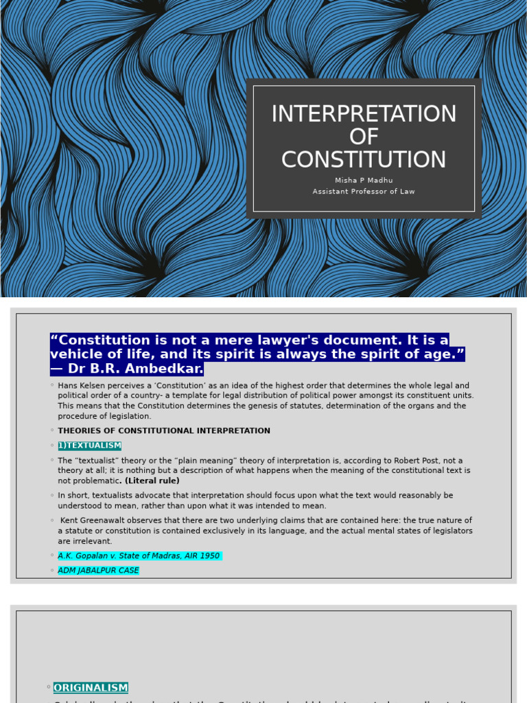 Doctrinalism in Constitutional Interpretation | PDF | Precedent ...