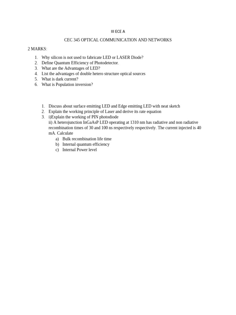 OCN Cycle Test | PDF