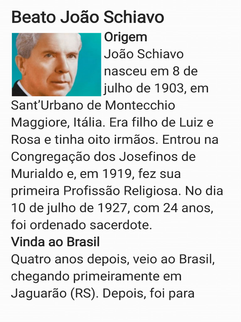 Beato João Schiavo 250707 190955 | PDF