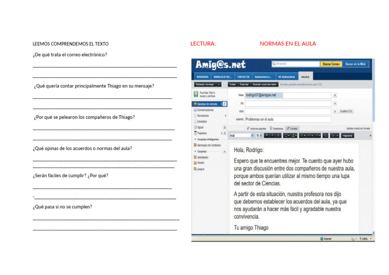 Leemos Comprendemos El Texto Mis Normas Lectura | PDF