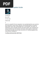 Suno Prompt Manual | PDF | Song Structure | Tempo