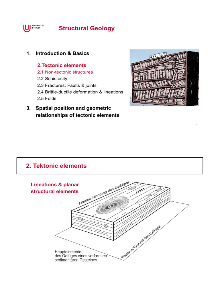 StructuralGeology2023 - 02 NonTec | PDF | Sedimentary Rock | Igneous Rock