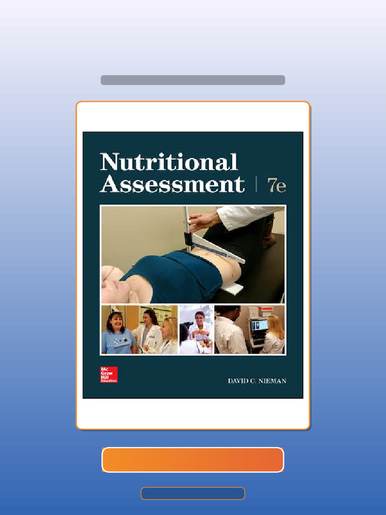 Nutritional Assessment 7th Edition David Nieman Instructor Test Bank ...