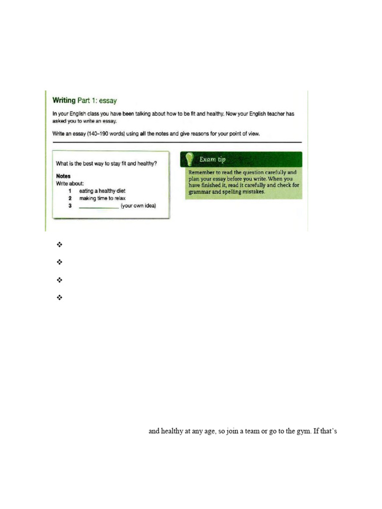 Exam Practice Writing Part 1 | PDF
