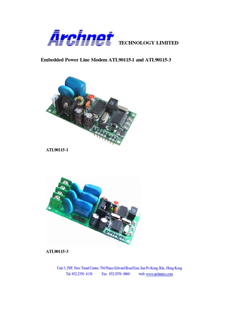 PLC Modem | PDF | Modem | Electric Power Transmission