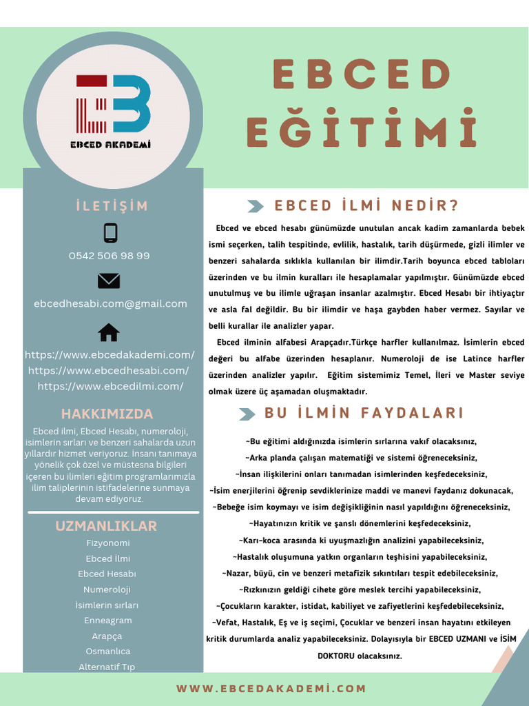 Ebced Temel Seviye Müfredatı | PDF