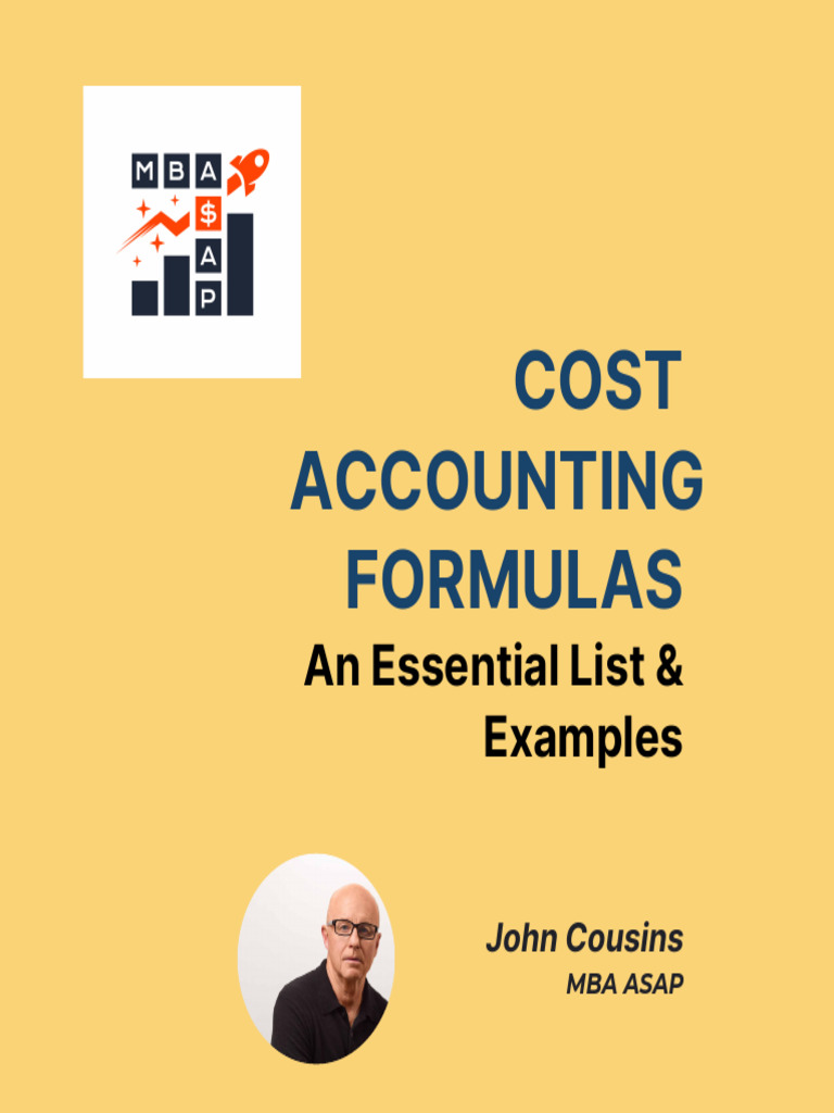 Accounting Cost Formulas Explained | PDF | Cost Of Goods Sold | Return ...