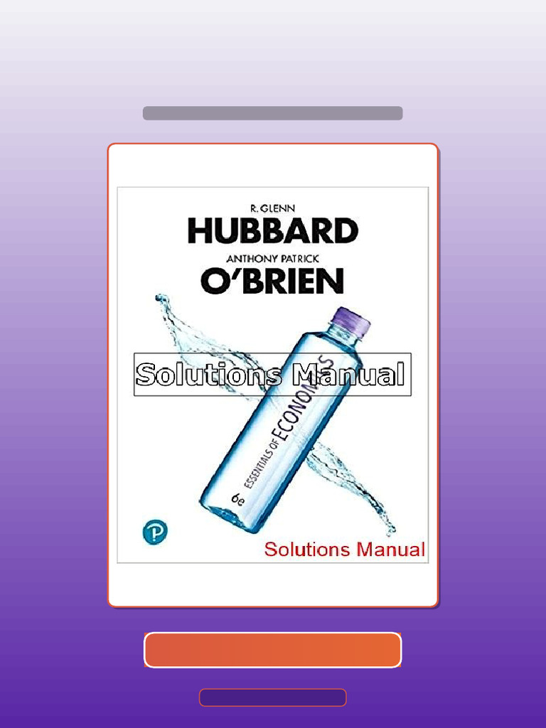 Essentials of Economics 6th Edition Hubbard Fast Access | PDF ...