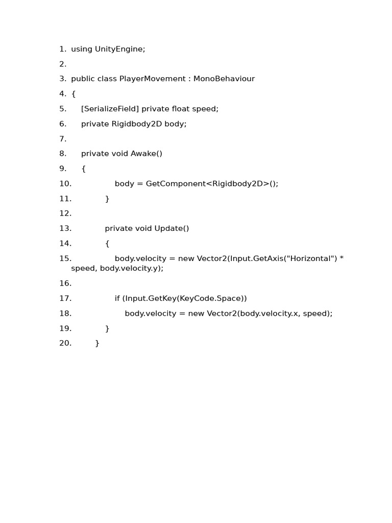 Using UnityEngine | PDF