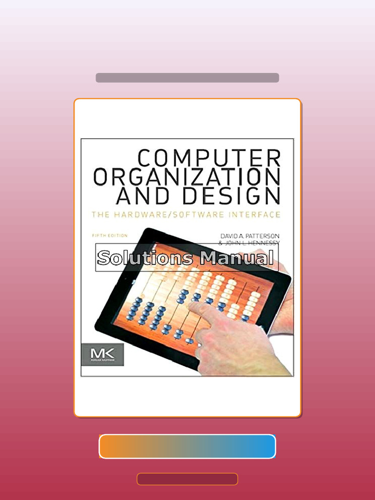 Computer Organization and Design MIPS Edition 5th Edition Patterson Fast Access | PDF | Parallel ...