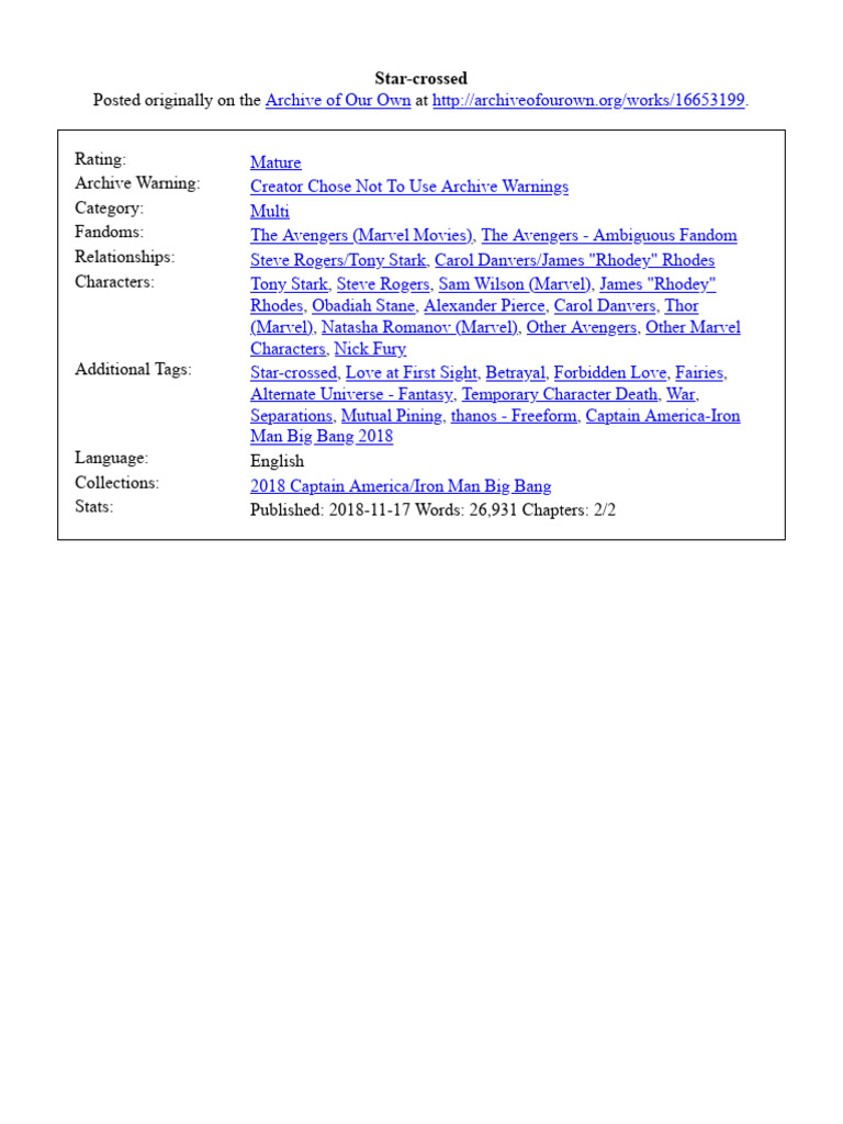 Star-Crossed Love in a Fairy War | PDF