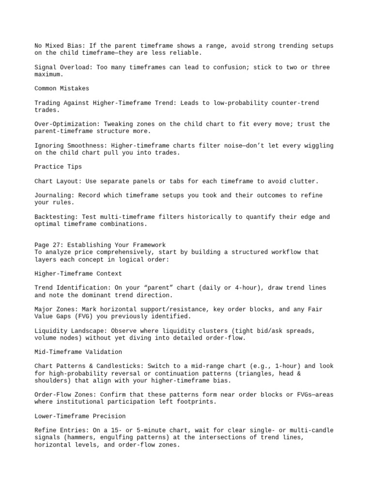 Multi-Timeframe Trading Strategies | PDF