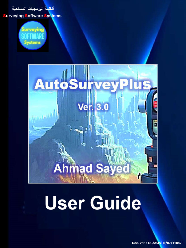 User Guide AutoSurveyPlus English | PDF | Computer File | Button (Computing)
