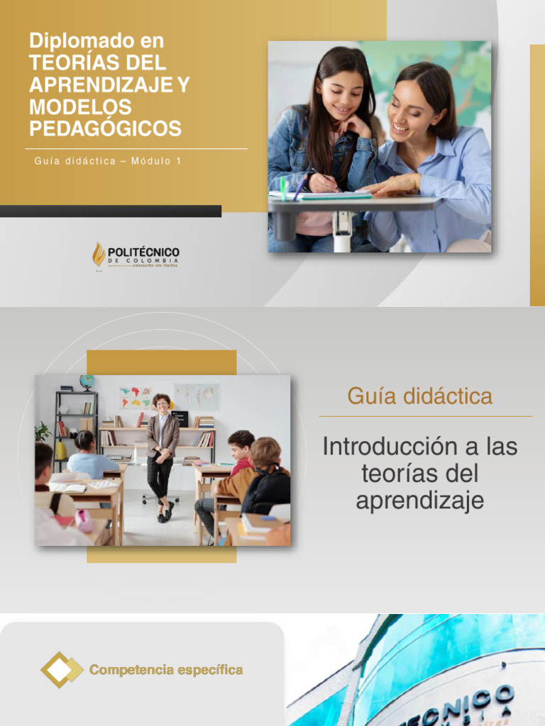 GD1-Teorías Del Aprendizaje y Modelos Pedagógicos | PDF | Enseñando | Aprendizaje
