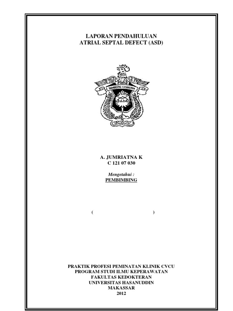 Atrial Septal Defek | PDF