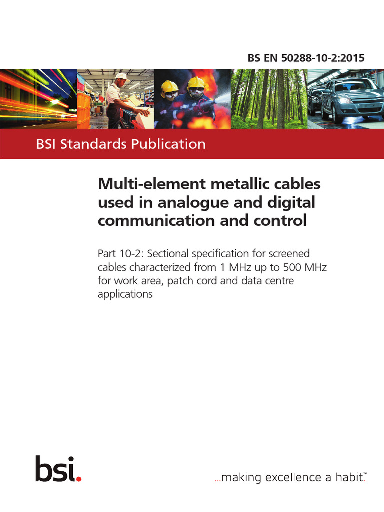 Multi-Element Metallic Cables Used in Analogue and Digital ...