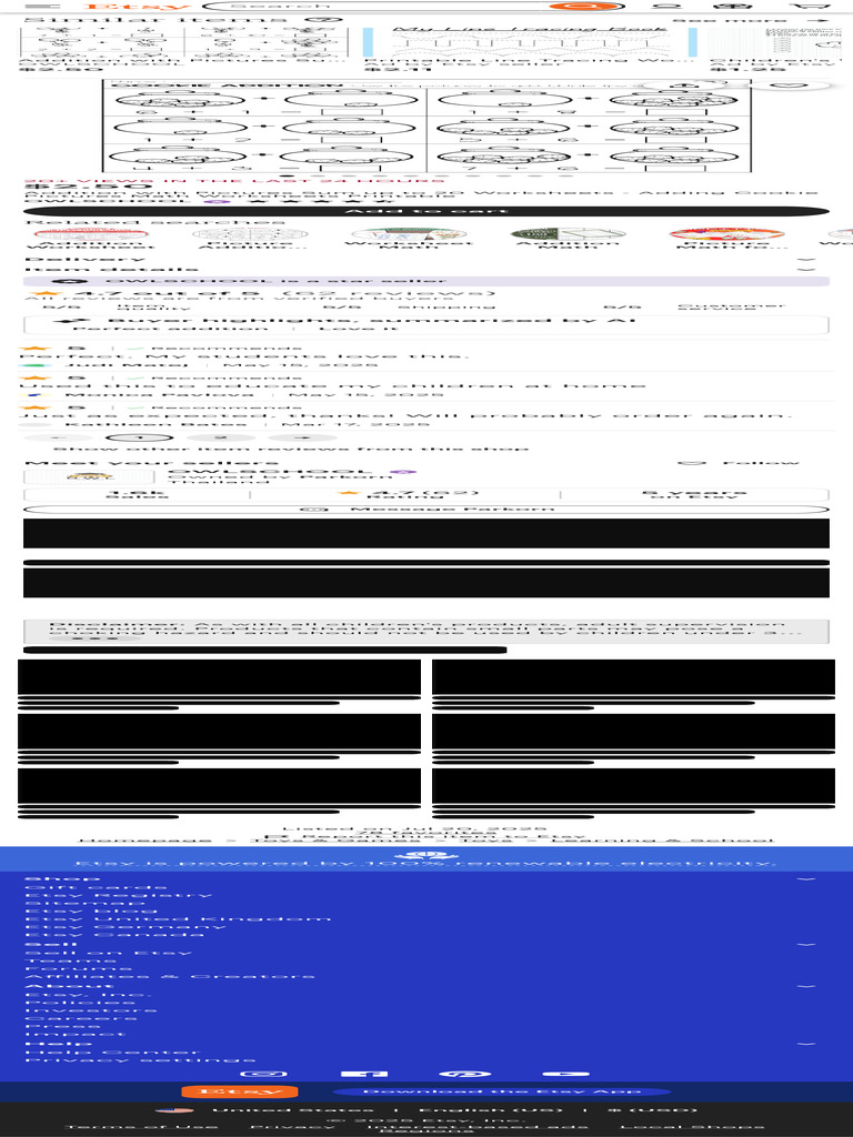 Addition With Pictures Sum Up To 20 Worksheets - Adding Cookie Pictures ...