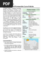 Características de la Formación Lara-Falcón | PDF | Ciencias de la ...