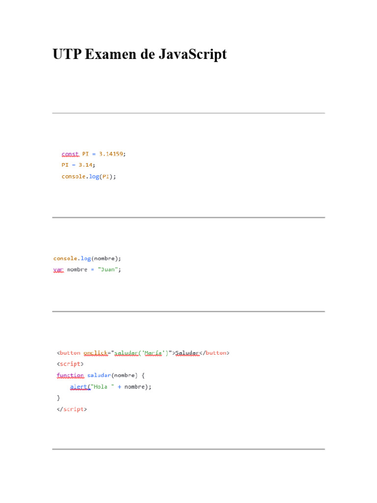 S13 UTP Examen de JavaScript | PDF