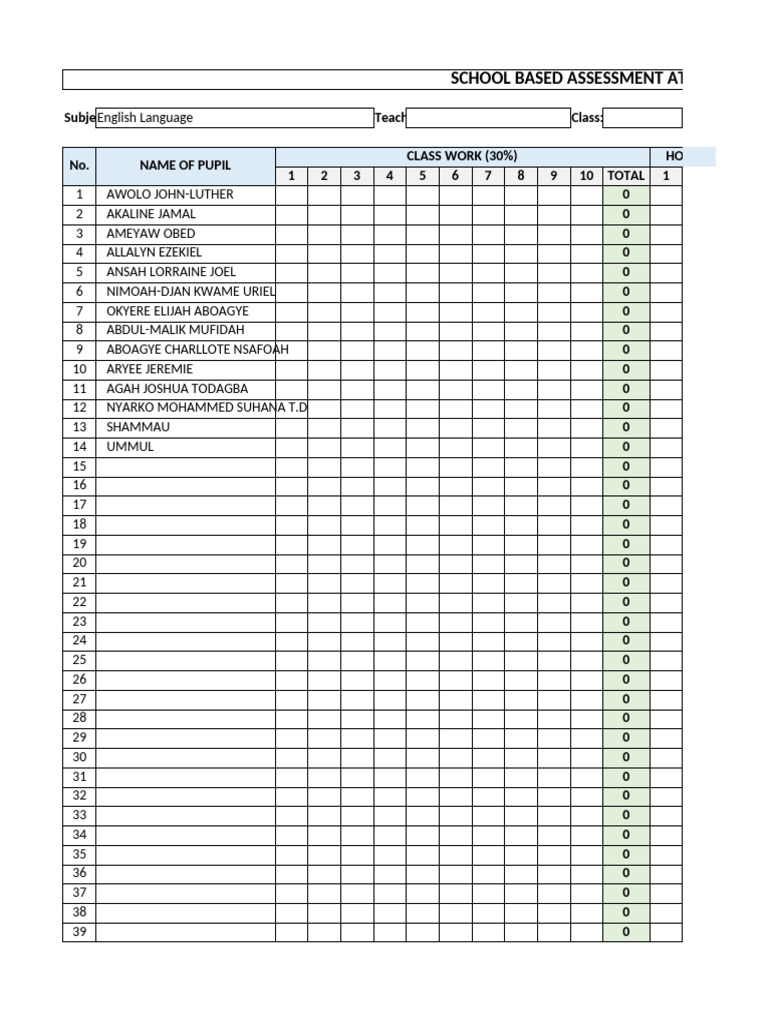 School Based Assessment | PDF | Educational Assessment And Evaluation | Student Assessment And ...