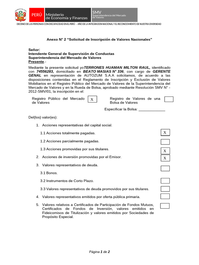 Anx 2 | PDF | Bolsa de Valores | Economía Financiera