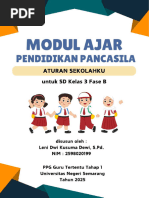 Modul Ajar Pendidikan Pancasila Kelas 3 Bab 2 Aku Patuh Aturan | PDF