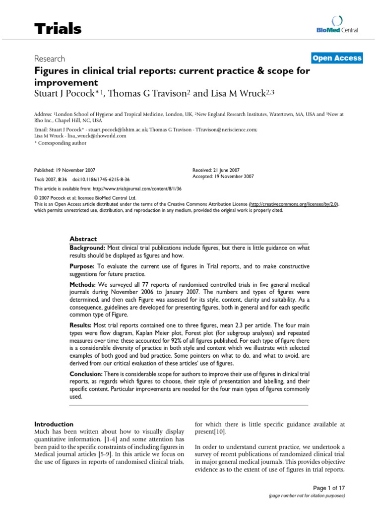 Improving Figures in Clinical Trials | PDF | Confidence Interval ...