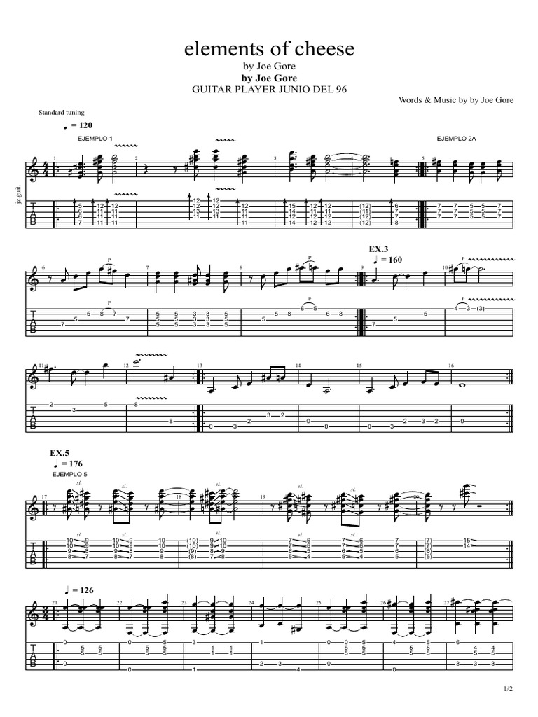 Elements of Cheese in Music | PDF