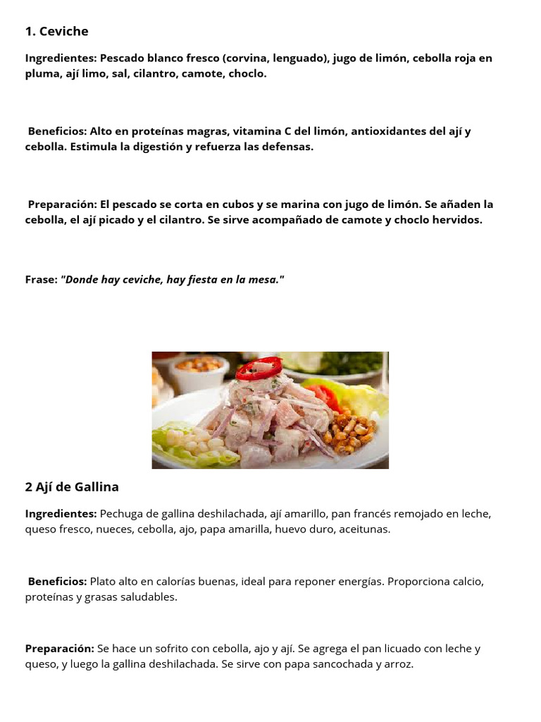 Ceviche | PDF | Cilantro | Cocinando