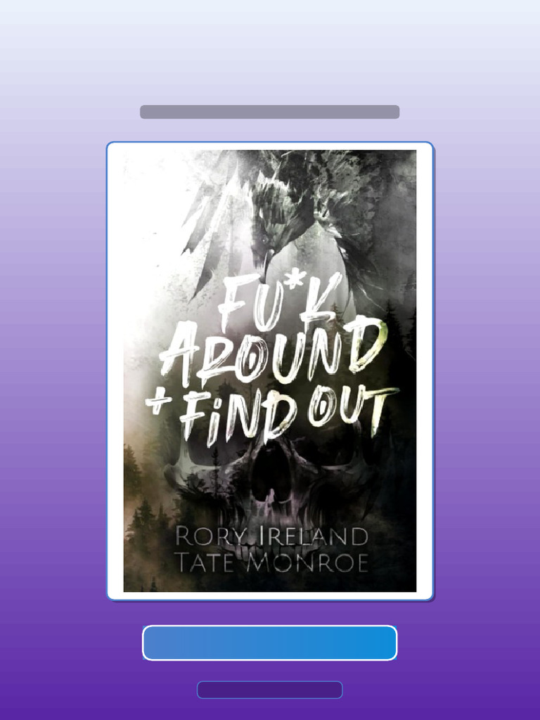 Fuk Around Find Out Raves of Hollow Hill Book 2 HQ File Fast Access ...