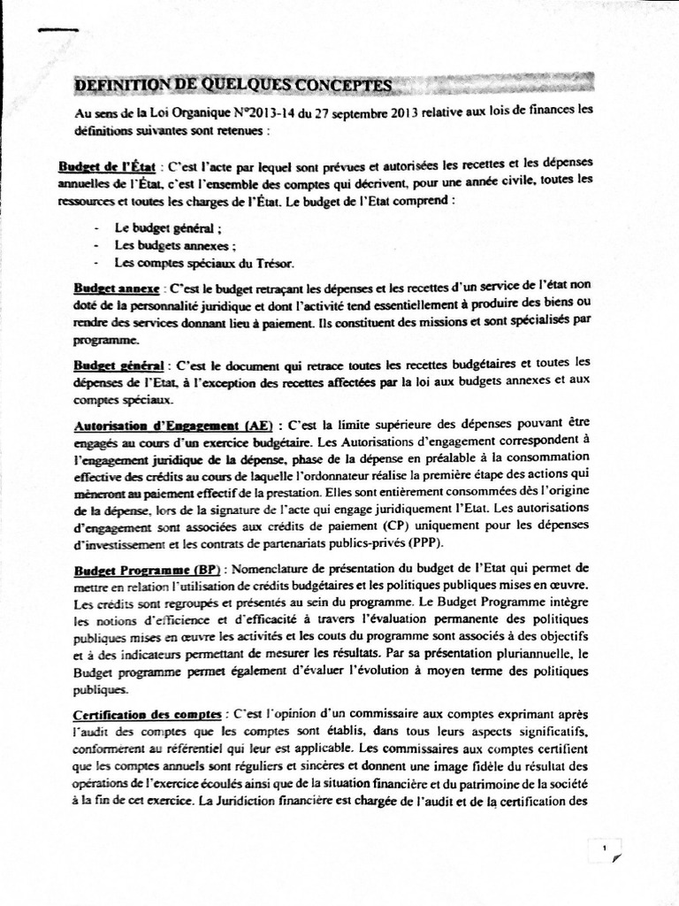 Definition de Quelques Conceptes | PDF