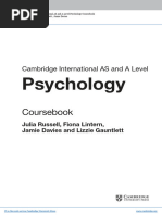 Psychology 1 Cambridge | PDF