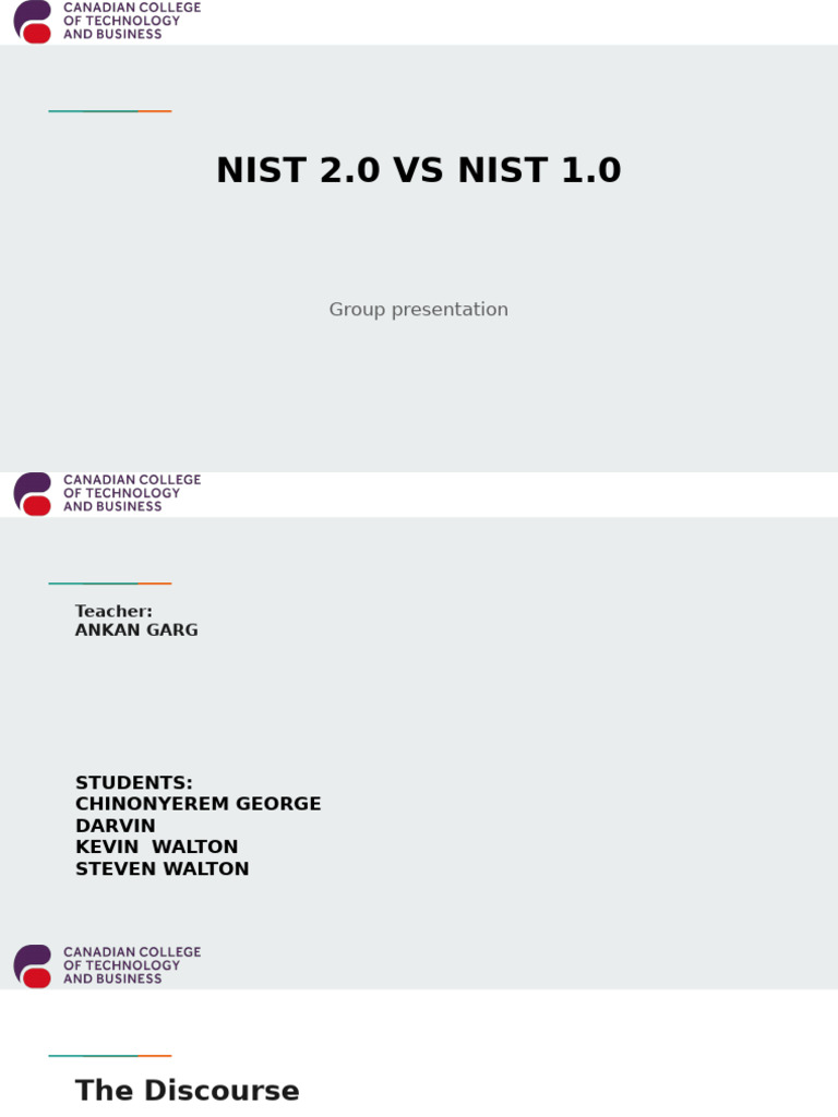 NIST Cybersecurity Framework 2.0 Overview | PDF | National Institute Of ...