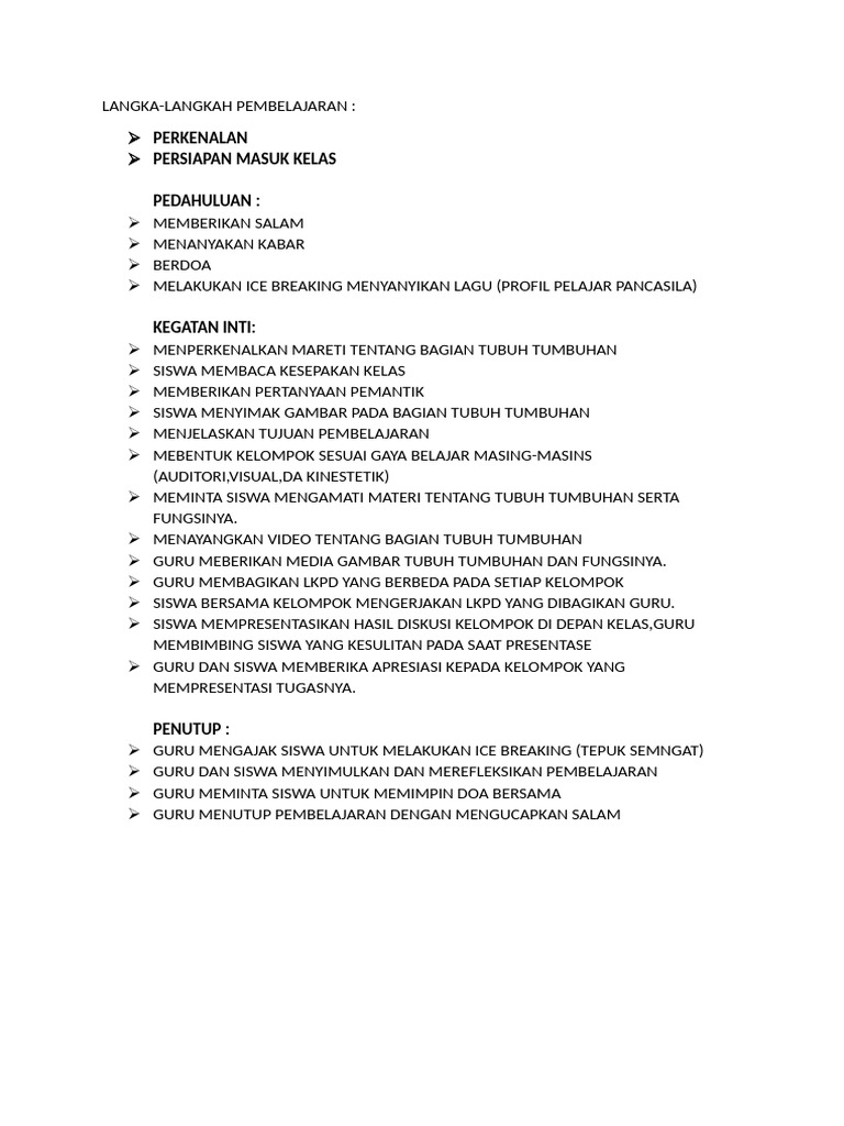 Langkah Langkah | PDF