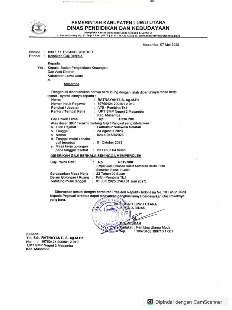 Berkala 2025 RY | PDF