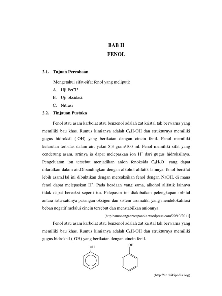 BAB II Fenol | PDF