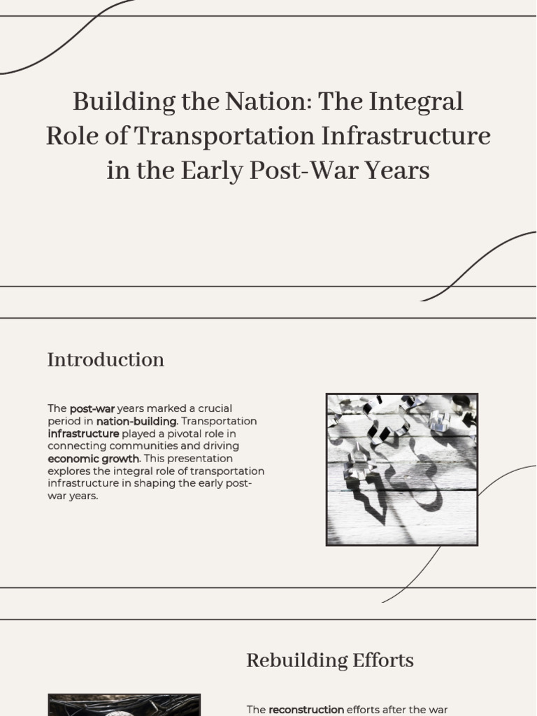 Transportation's Role in Post-War Growth | PDF
