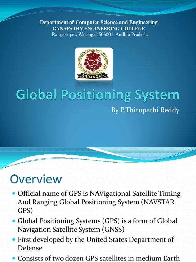 Global Positioning System | PDF | Global Positioning System | Satellite
