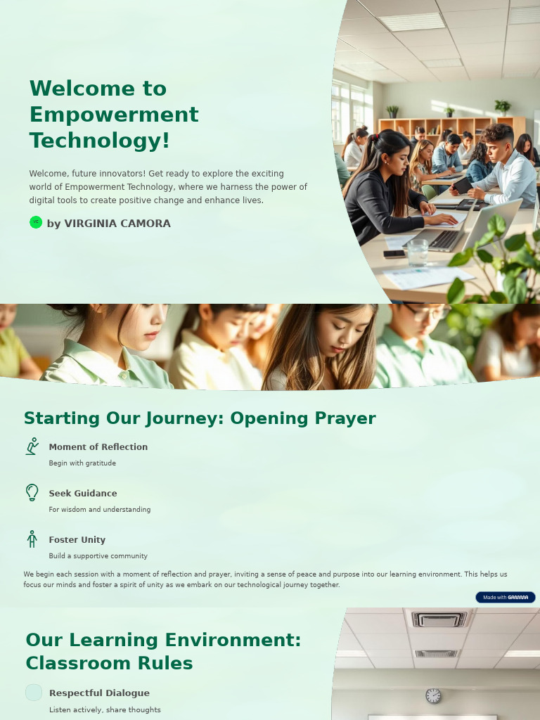 Welcome To Empowerment Technology | PDF | Empowerment | Learning