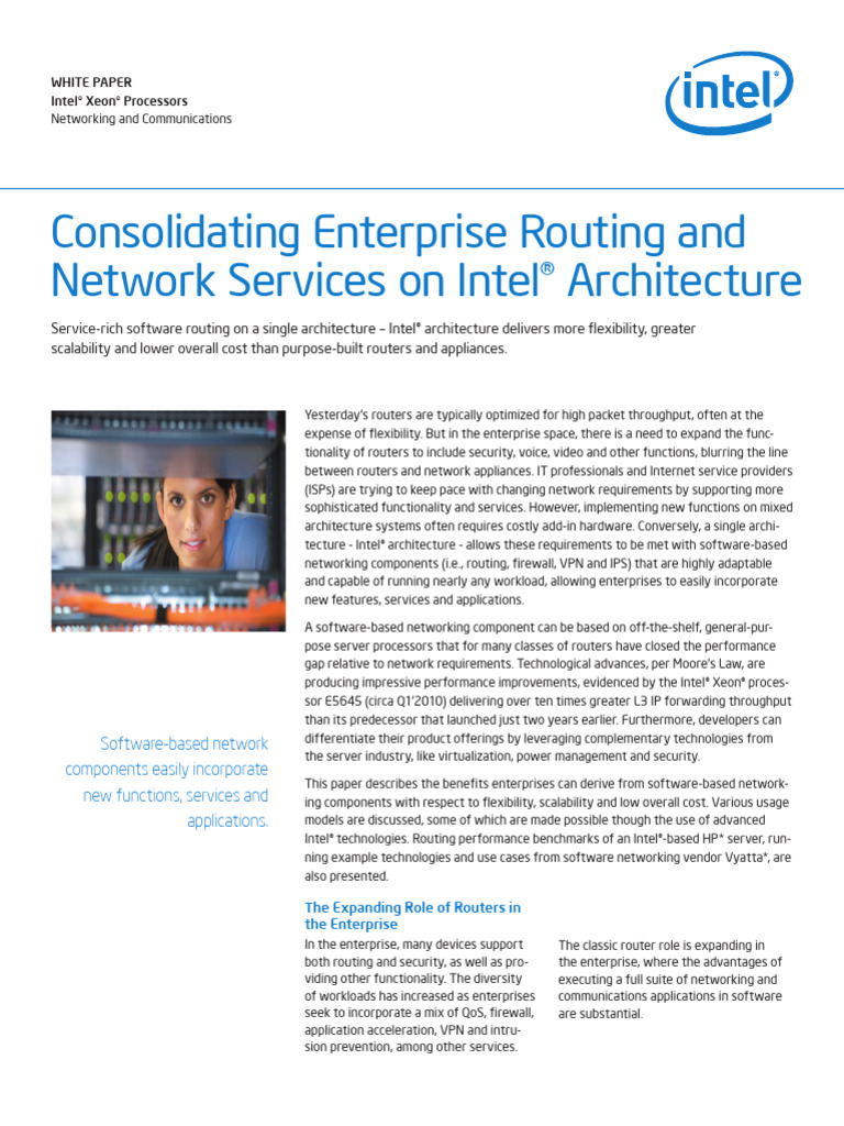 Communications Enterprise Routing Paper | PDF | Virtual Machine ...