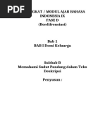 Modul Ajar B Indonesia Kelas 9 Deep Learning | PDF