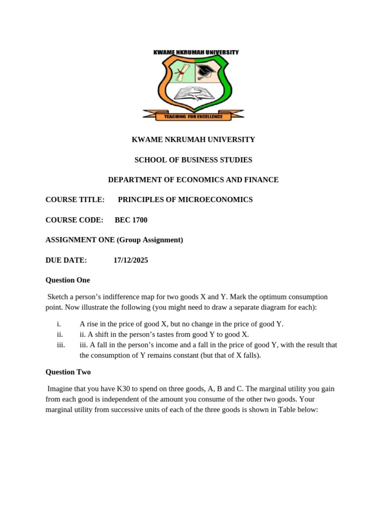 ODL Make Up Assignment Two | PDF