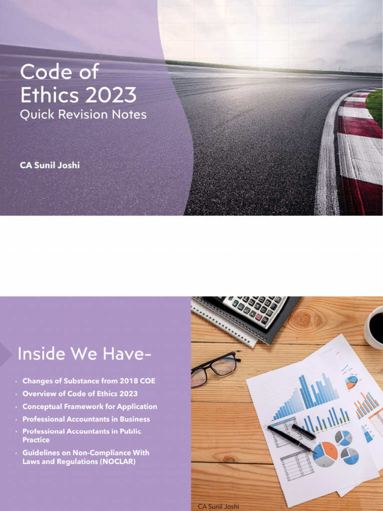 Code of Ethics Part 1 | PDF