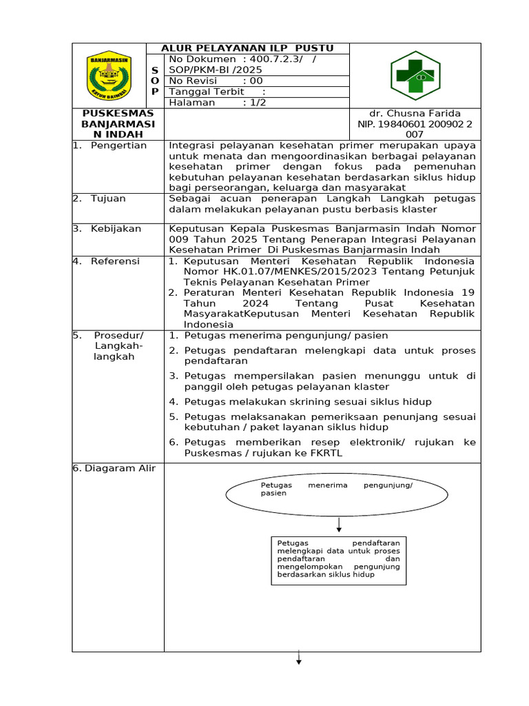 Sop Alur Pustu | PDF