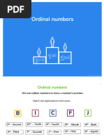 Ordinal Numbers 1-10 | PDF