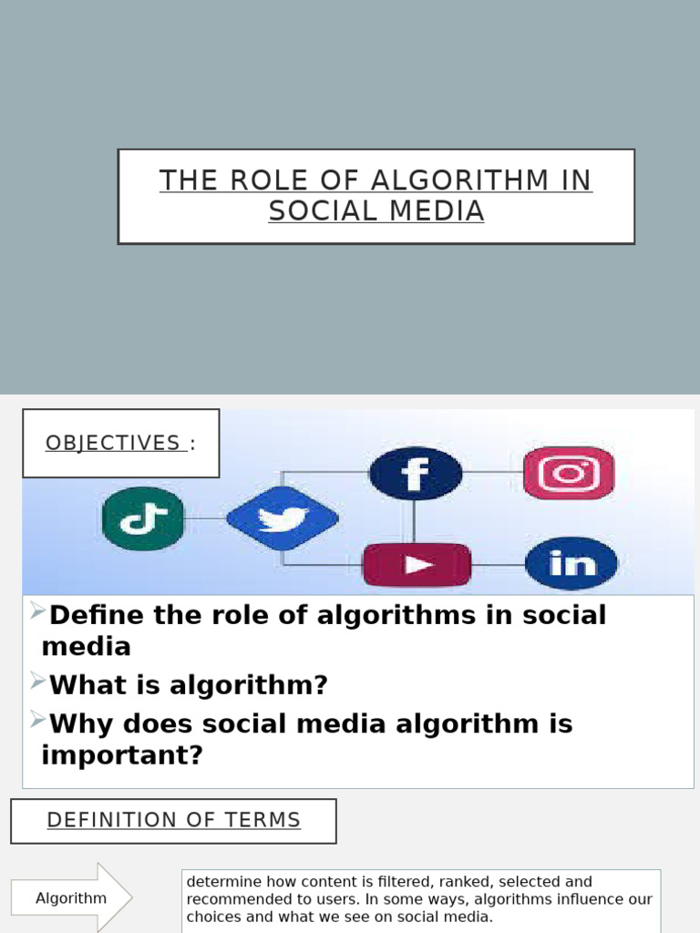 Understanding Social Media Algorithms | PDF | Algorithms | Social Media