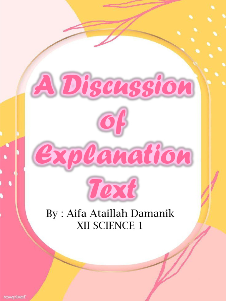 A Discussion of Explanation Text | PDF | Telephone | Mobile Phones