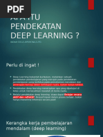 Apa Dan Bagaimana Deep Learning | PDF